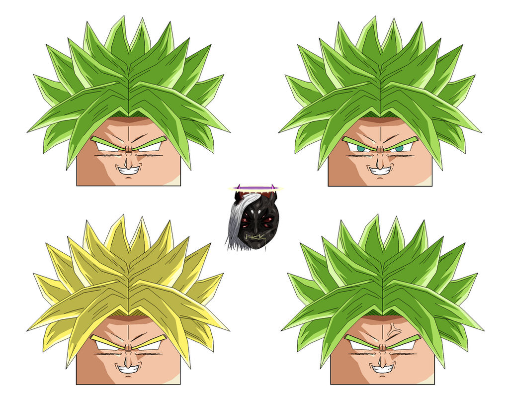 Broly Lssj Faces Alt By Hollowkingking On Deviantart