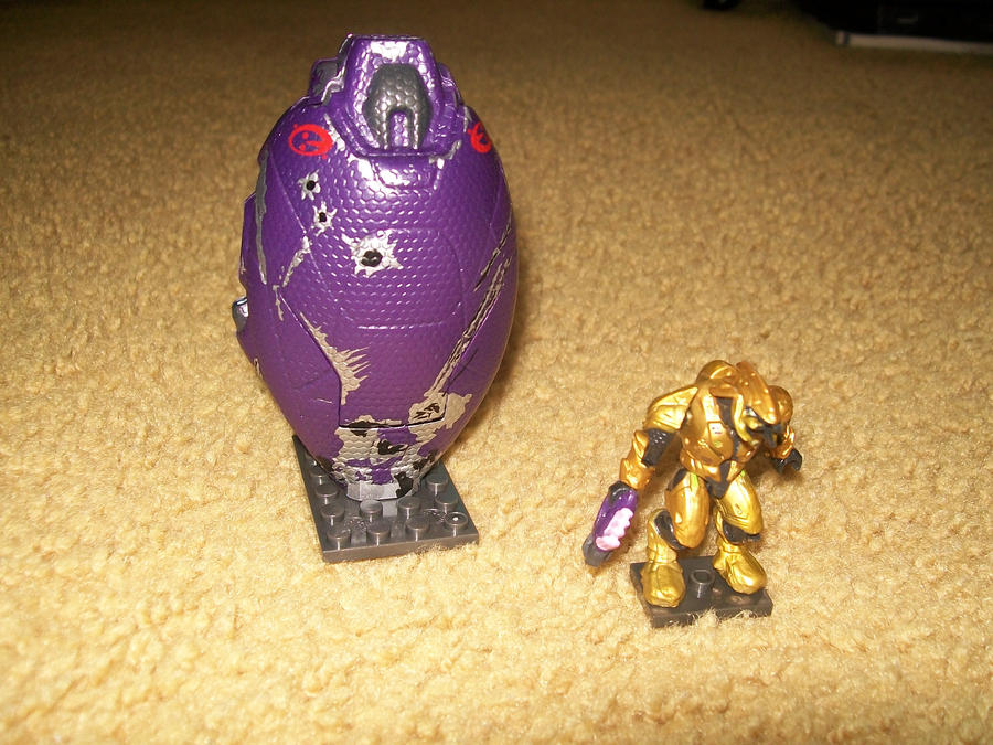 Halo Mega Bloks Covenant Drop Pod And Elite Zealot By Blackout17 On Deviantart