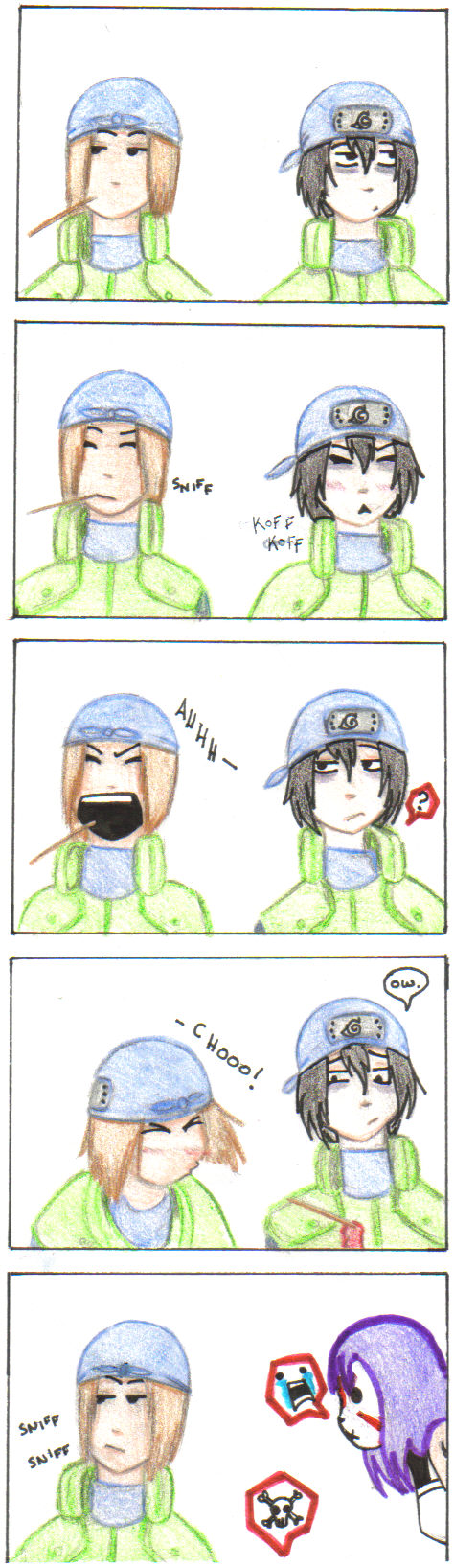 Genma's Senbon by Kitunenomen by Shiranui-Genma on DeviantArt