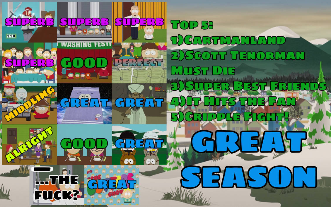 South Park Season 5 Scorecard by allcoma on DeviantArt South Park Season 5 Scorecard by allcoma on DeviantArt