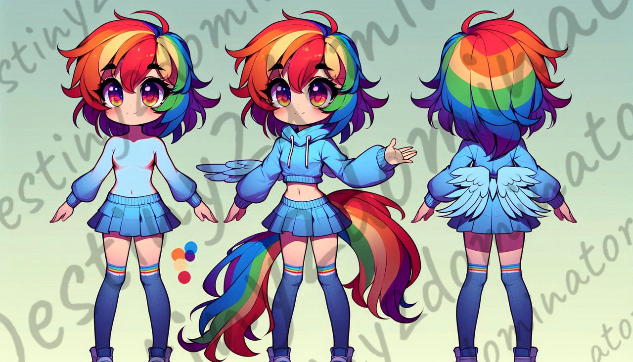 Mlp Adopts Rainbow Dash Inspired By Destiny2dominator On Deviantart