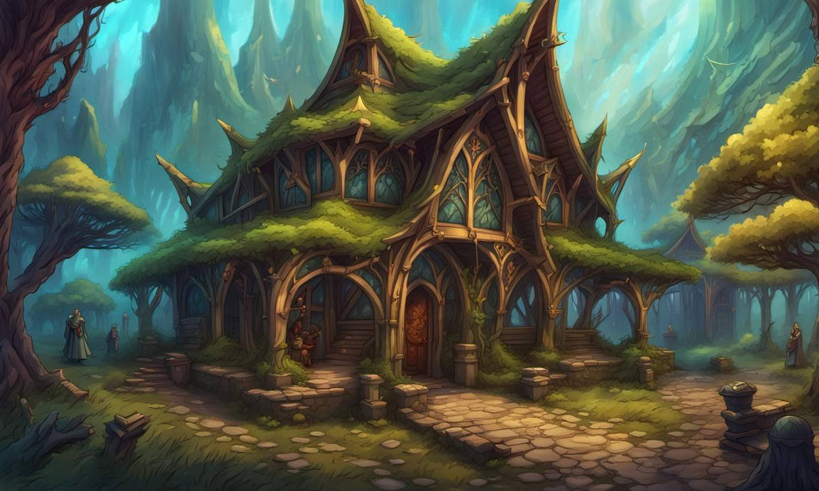 Elven Psychedelic Barracks by elfdame on DeviantArt Elven Psychedelic Barracks by elfdame on DeviantArt