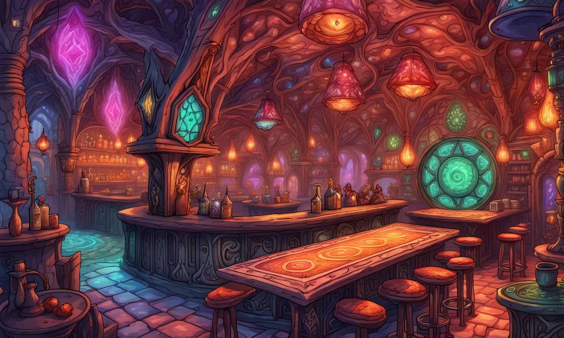 Elven Psychedelic Bar by elfdame on DeviantArt Elven Psychedelic Bar by elfdame on DeviantArt