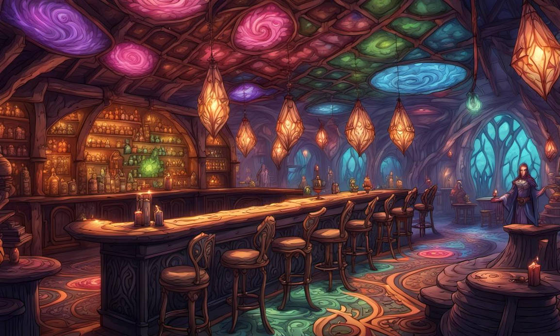 Elven Psychedelic Bar by elfdame on DeviantArt Elven Psychedelic Bar by elfdame on DeviantArt