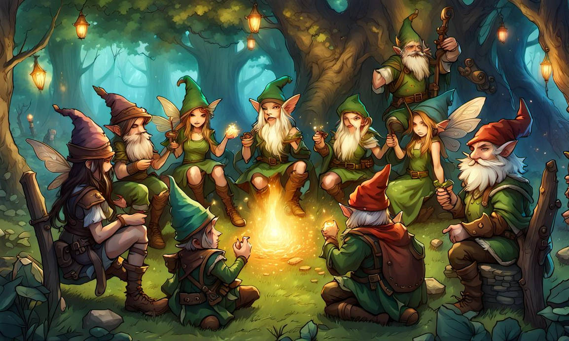 fairies, elves, gnomes Leprechauns celebrating th by elfdame on DeviantArt fairies, elves, gnomes Leprechauns celebrating th by elfdame on DeviantArt