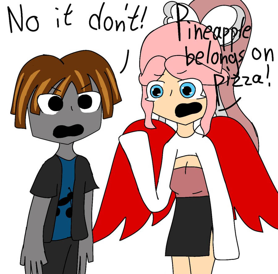 Do pineapple belongs on Pizza? by PinkyHiu on DeviantArt Do pineapple belongs on Pizza? by PinkyHiu on DeviantArt