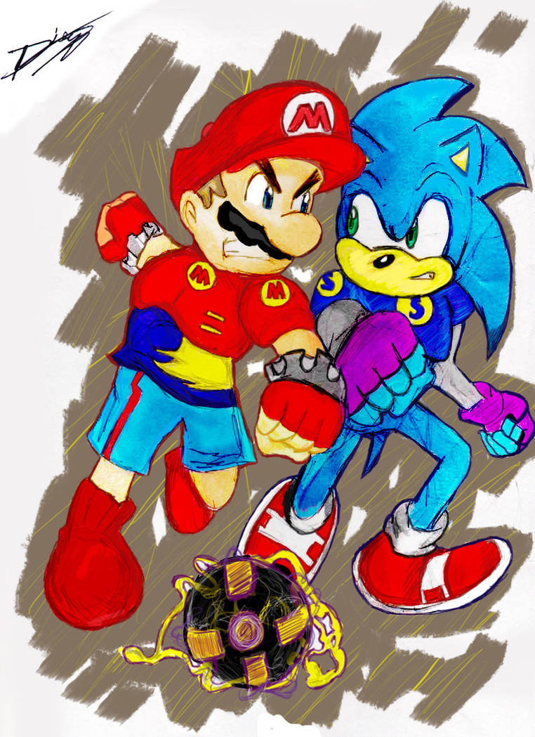Mario X Sonic By Dieggo By Deviant Brazilian Fc On Deviantart