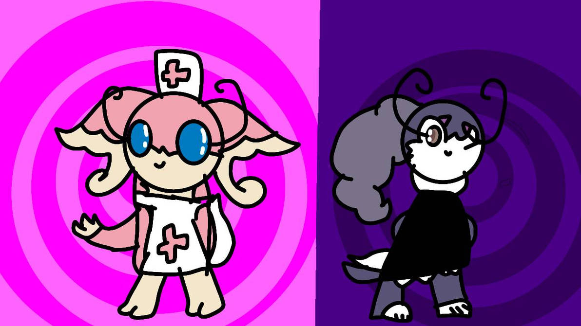 Audino And Indeedee By Tinagati On Deviantart