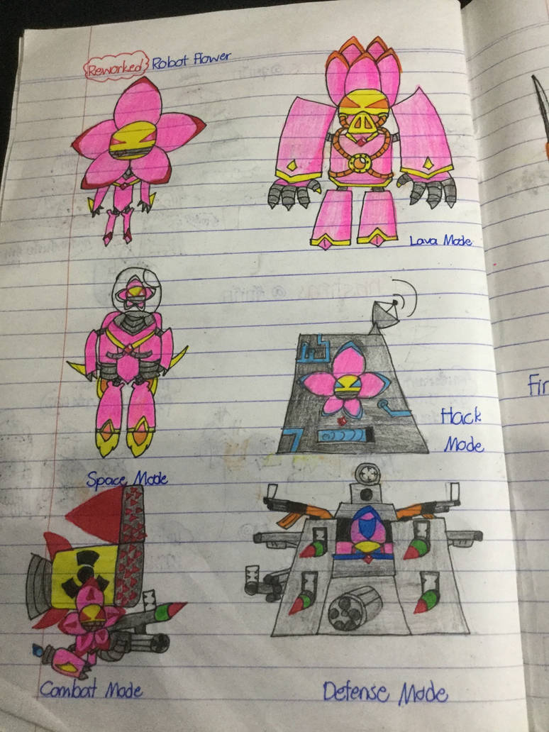Bfb Rework Robot Flower By Stormzaza On Deviantart