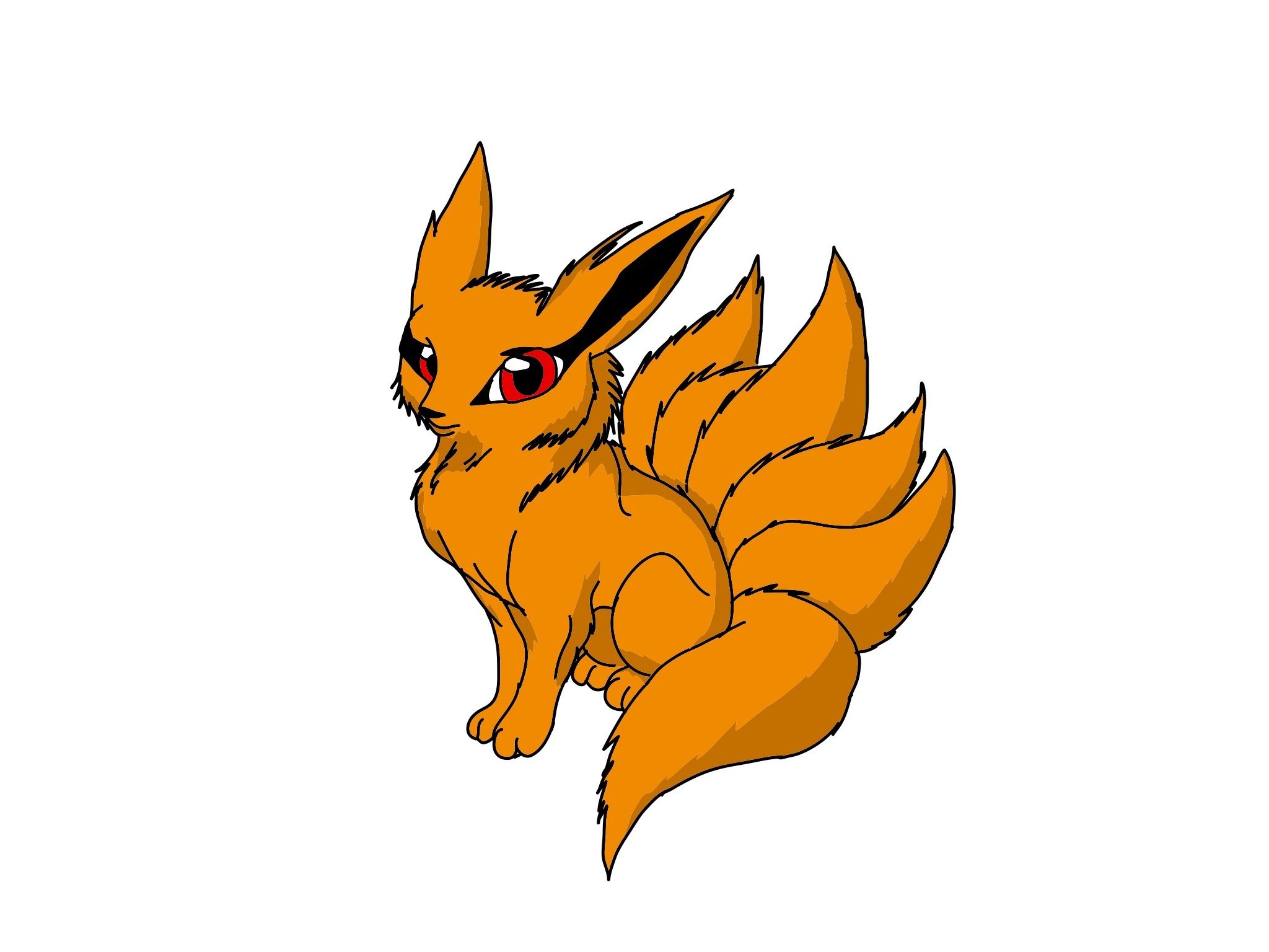 Nine Tail Fox From Naruto By Adultbleach On Deviantart