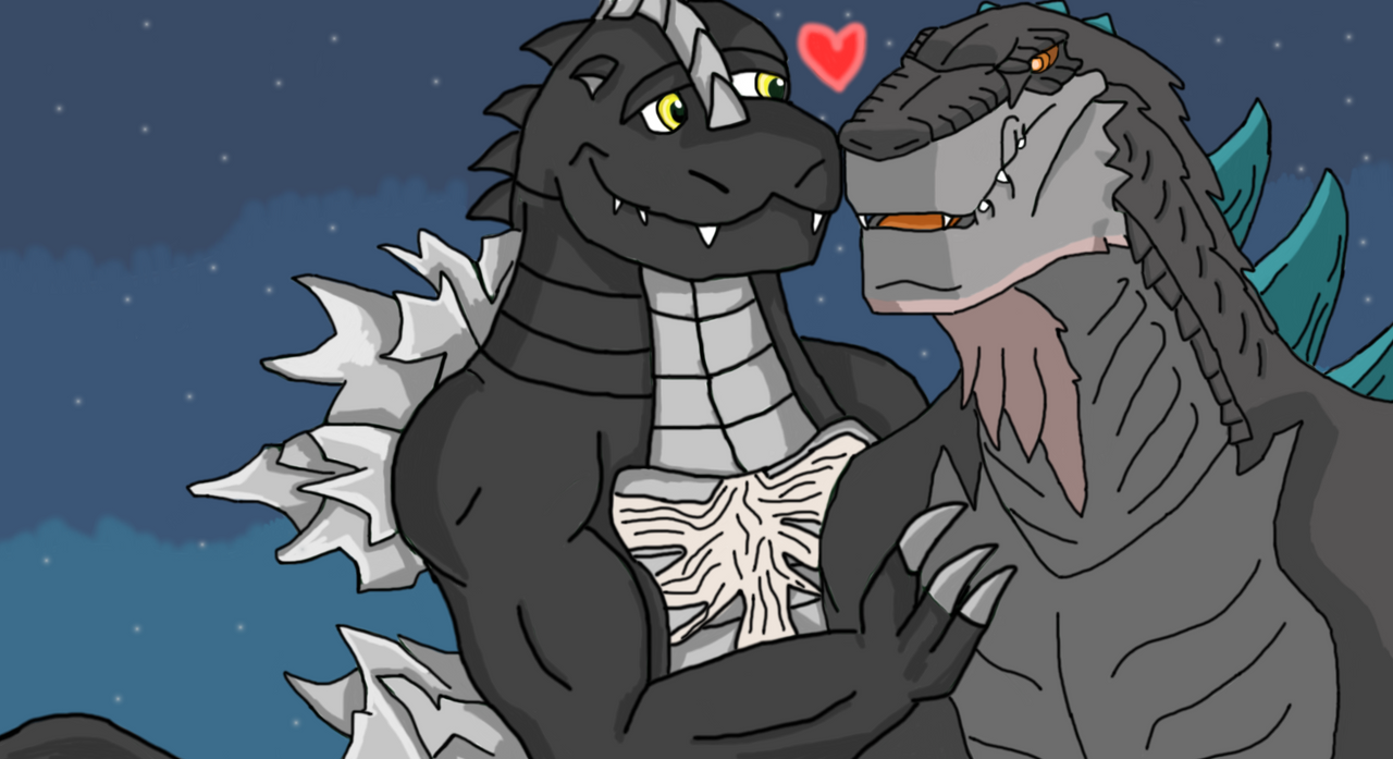 Godzilla Jr And Zilla Jr Together By Omega Knight01 On Deviantart