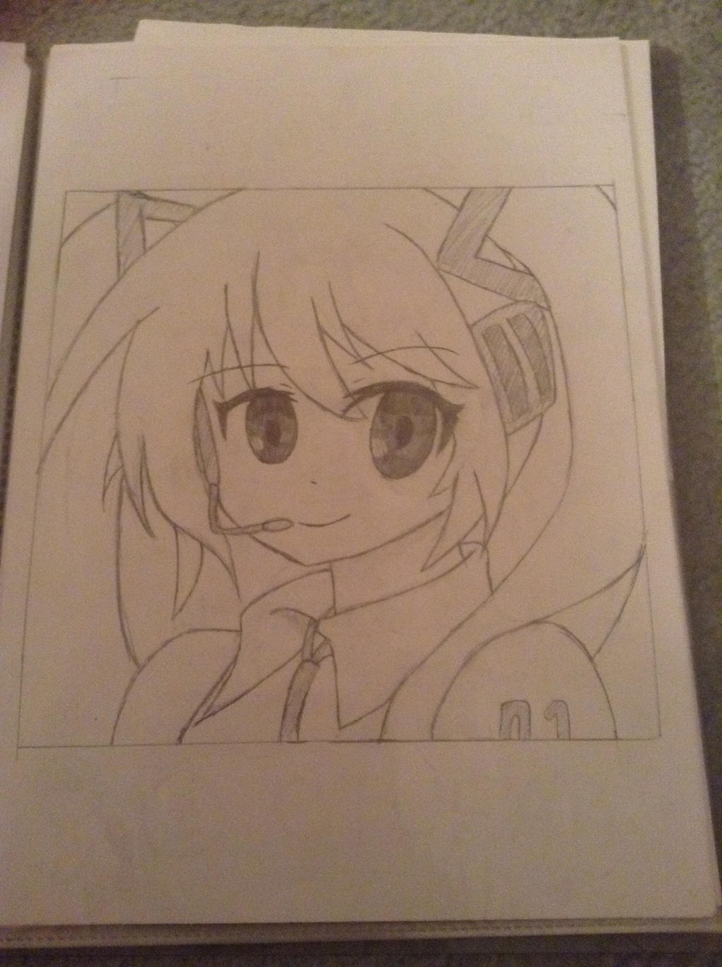 Hatsune Miku By Sporeon123 On Deviantart