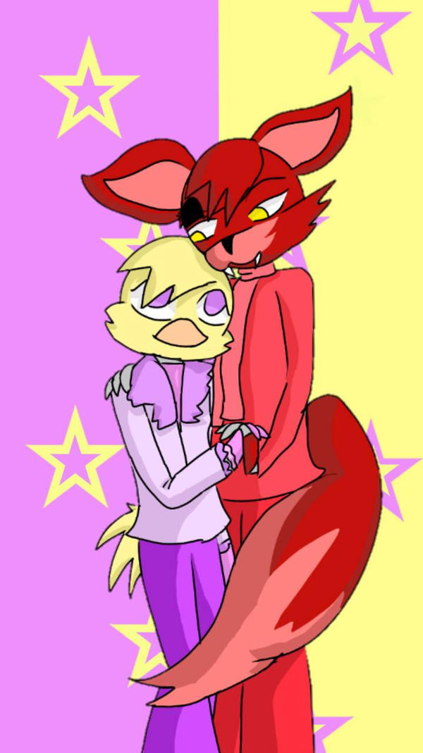 Chica X Foxy By Nypsa On Deviantart