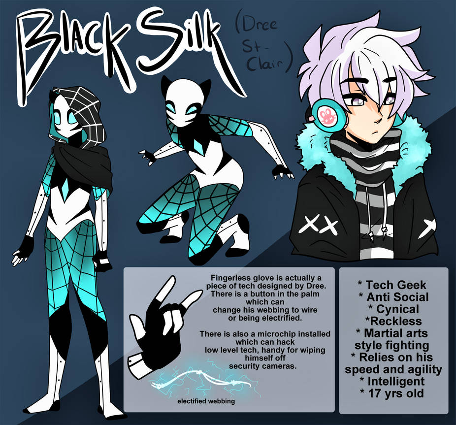 Black Silk Spider Au By Veemaxima On Deviantart