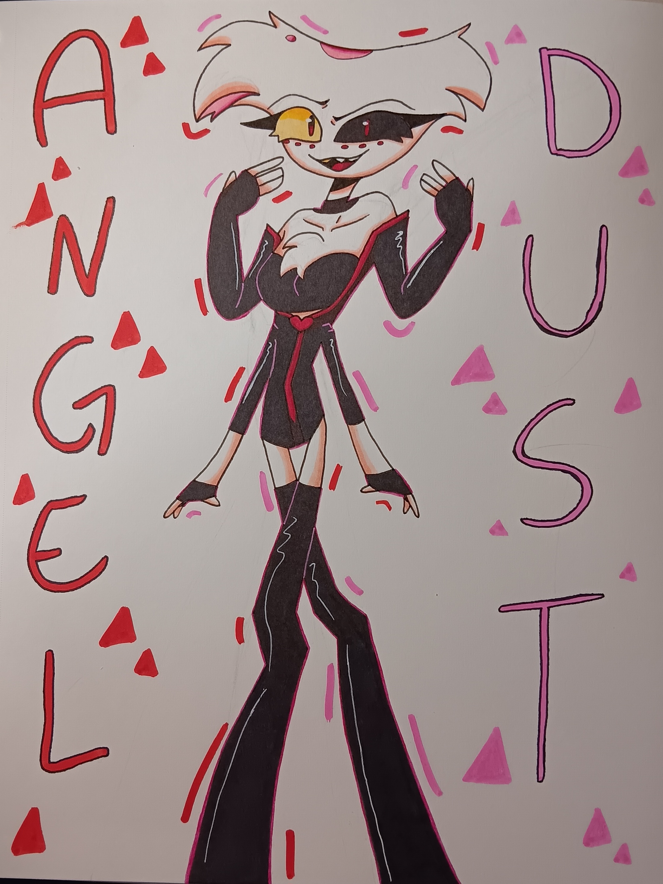 Angel Dust Fanart By P6stel On Deviantart
