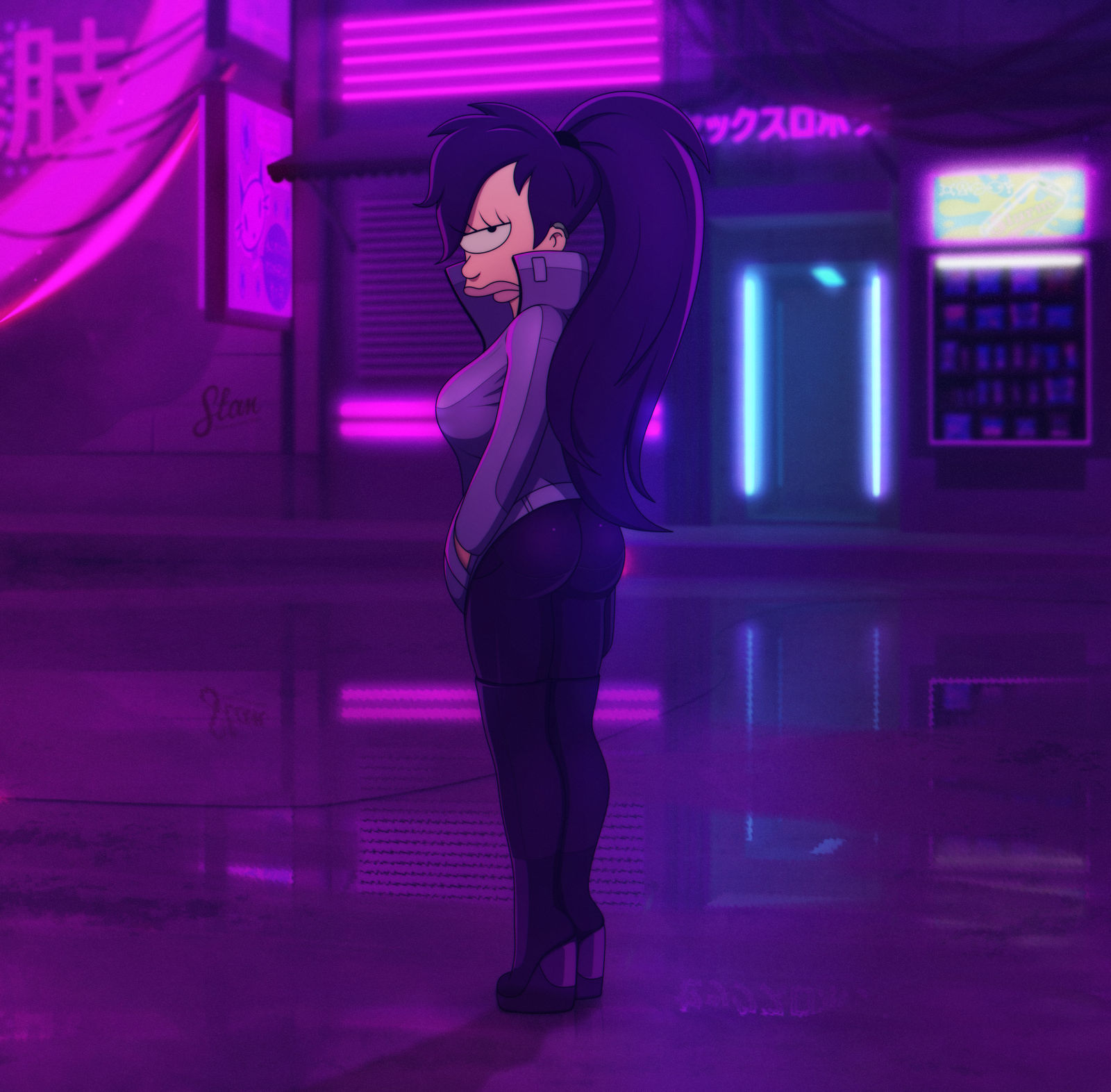 Turanga Leela Futurama By Sfan Art On Deviantart