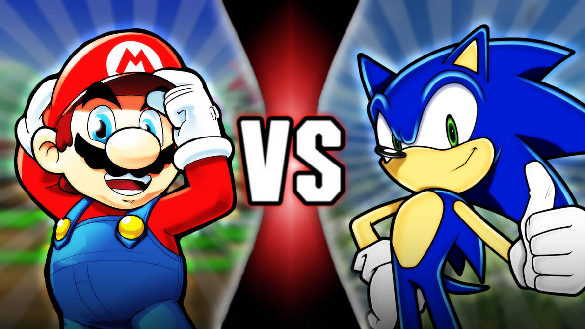 Mario Vs Sonic By Ty50ntheskeleton On Deviantart