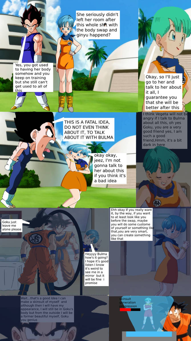 Goku And Bulma Body Swap Part 11 By Cooki45 On Deviantart