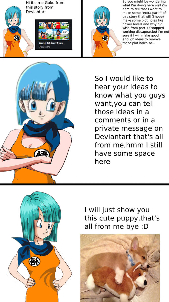 Help Me Remove Plotholes Form Db Crazy Swap Series By Cooki45 On Deviantart