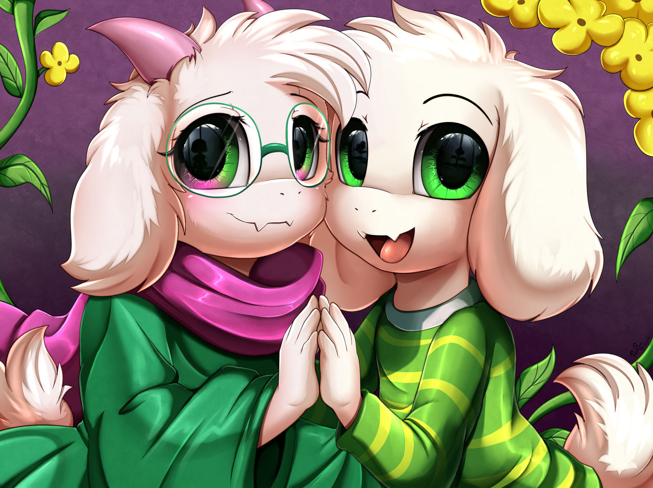 Ralsei Asriel By Pridark On Deviantart