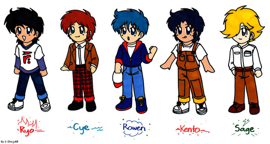 Chibi Ronin Warriors By K Shinju88 On Deviantart