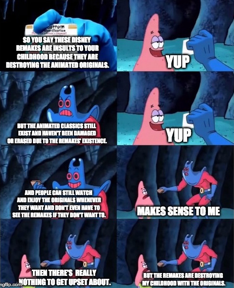 Patrick And Manray Meme The Disney Remakes By Ezmanify On Deviantart