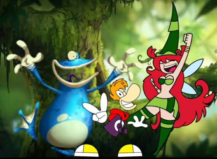Rayman Globox And Betilla By Mattthebluehat123 On Deviantart
