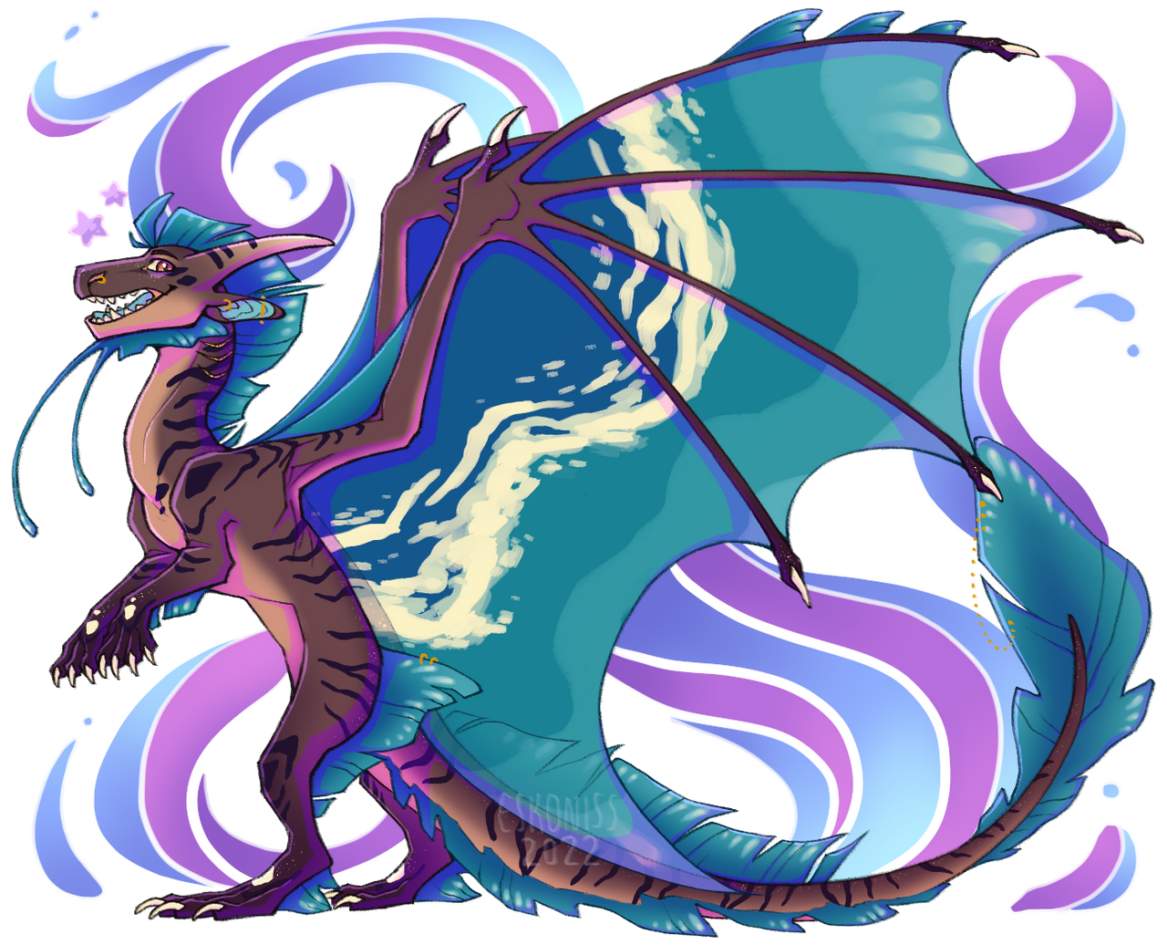 Purple Water By Eskoniss On Deviantart