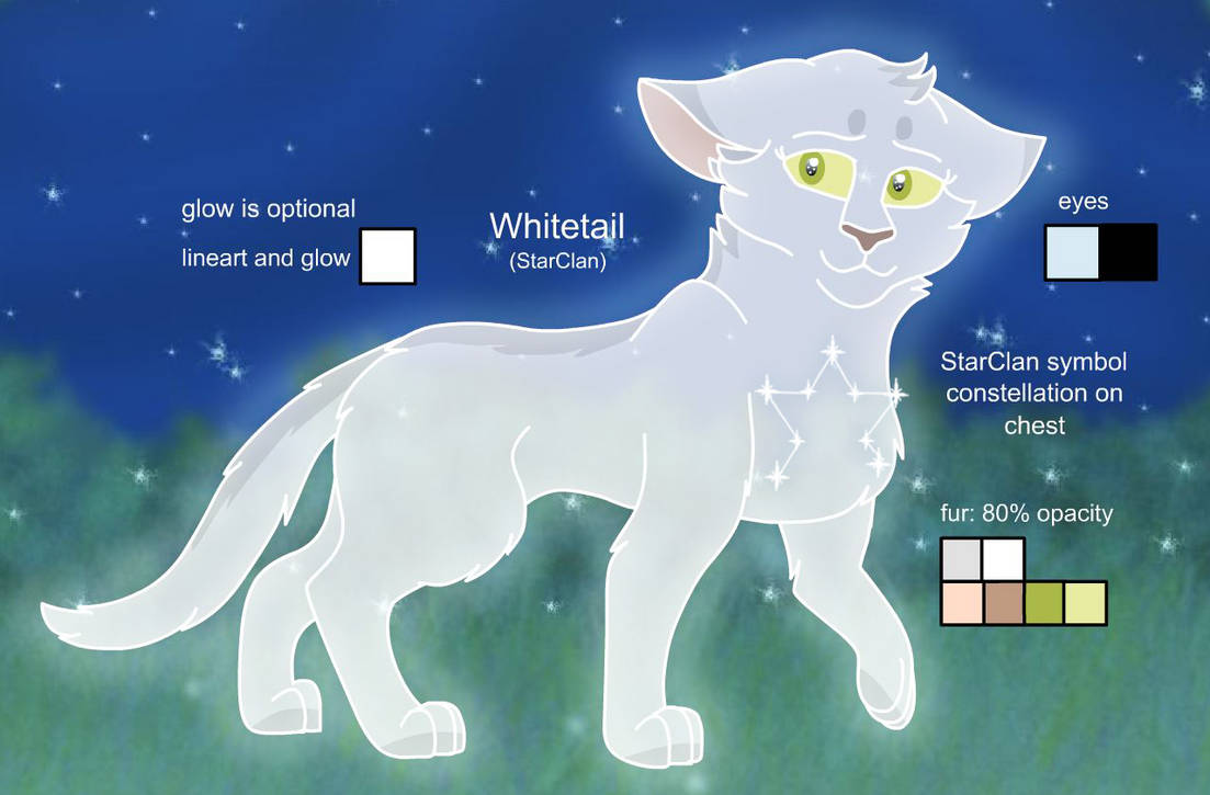 Warriors Design Whitetail Starclan By Thedawnmist On Deviantart