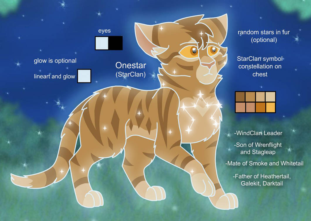 Warriors Design Onestar 2022 Starclan By Thedawnmist On Deviantart