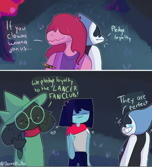 Lancer Fan Club Comic By Snow But Its Blue On Deviantart
