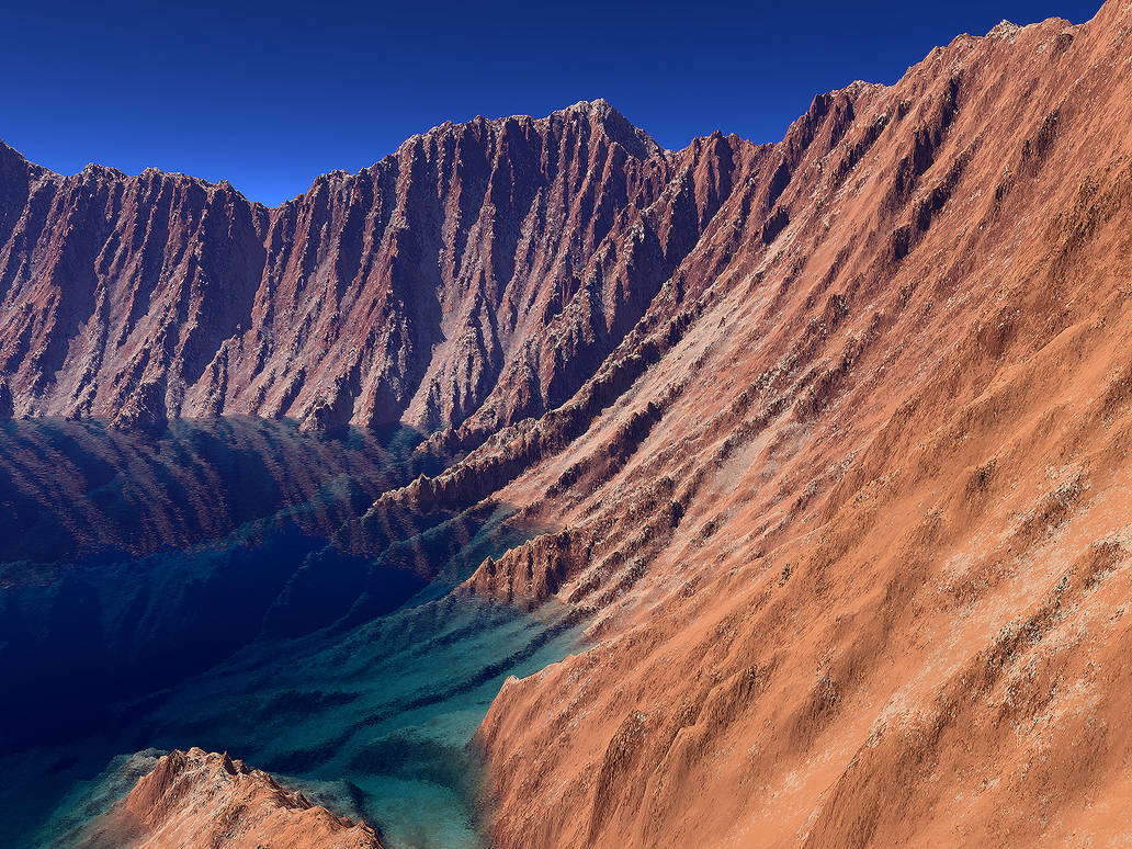 Terragen Render for The Lagoon by powerpointer on DeviantArt