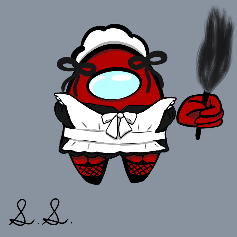 Thicc Among Us Maid By Sabrinaskyes On Deviantart