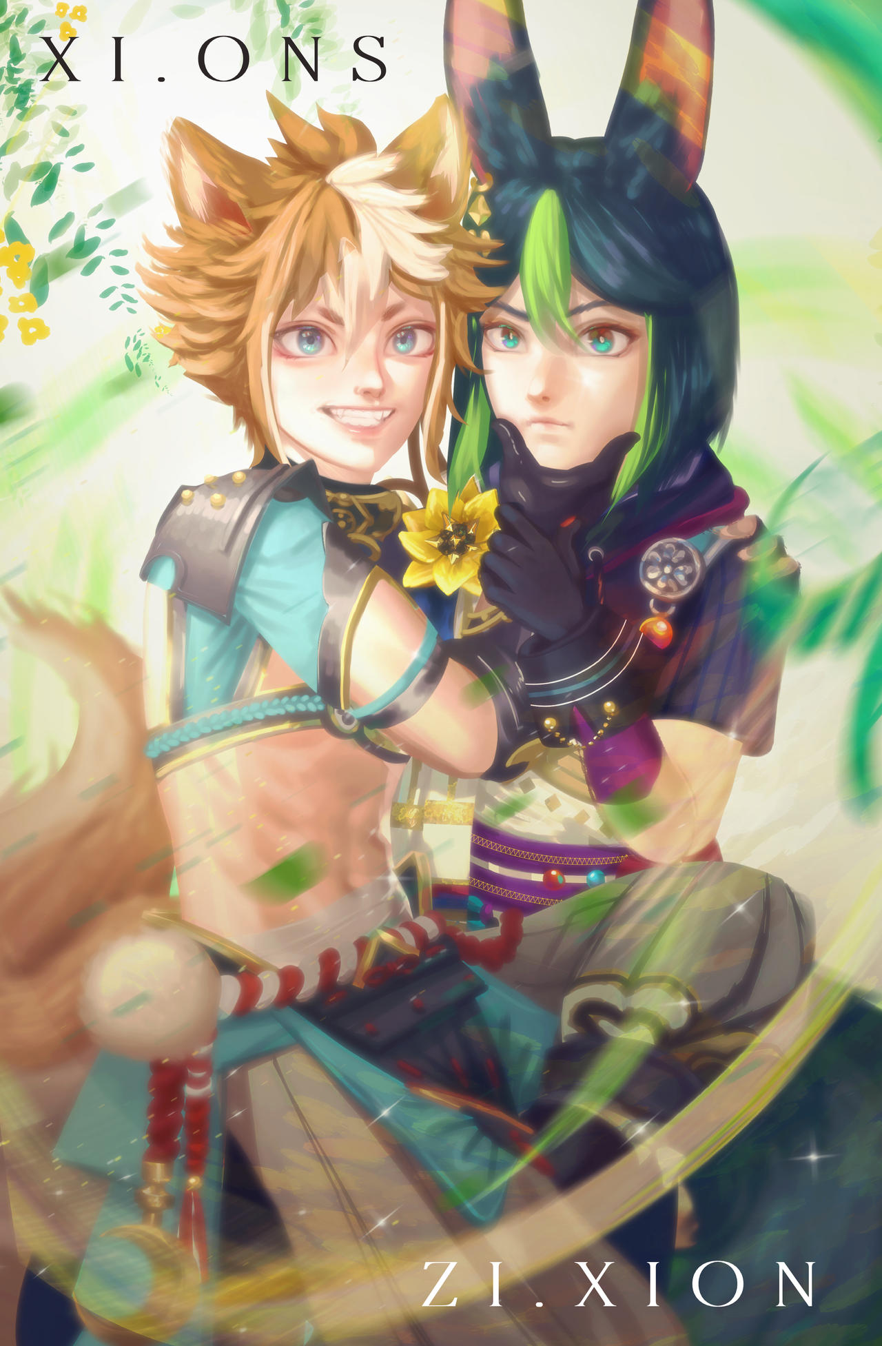Tighnari X Gorou By Csinx On Deviantart