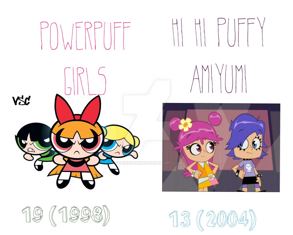 Powerpuff Girls And Puffy Amiyumi Anniversaries By Vapinhotpink On