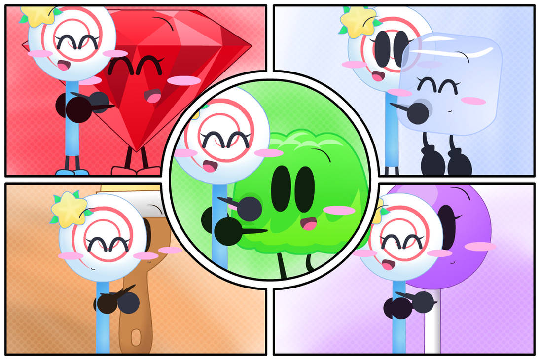 Me Hugging Ii And Bfb Character By Invinciblelollipop On Deviantart