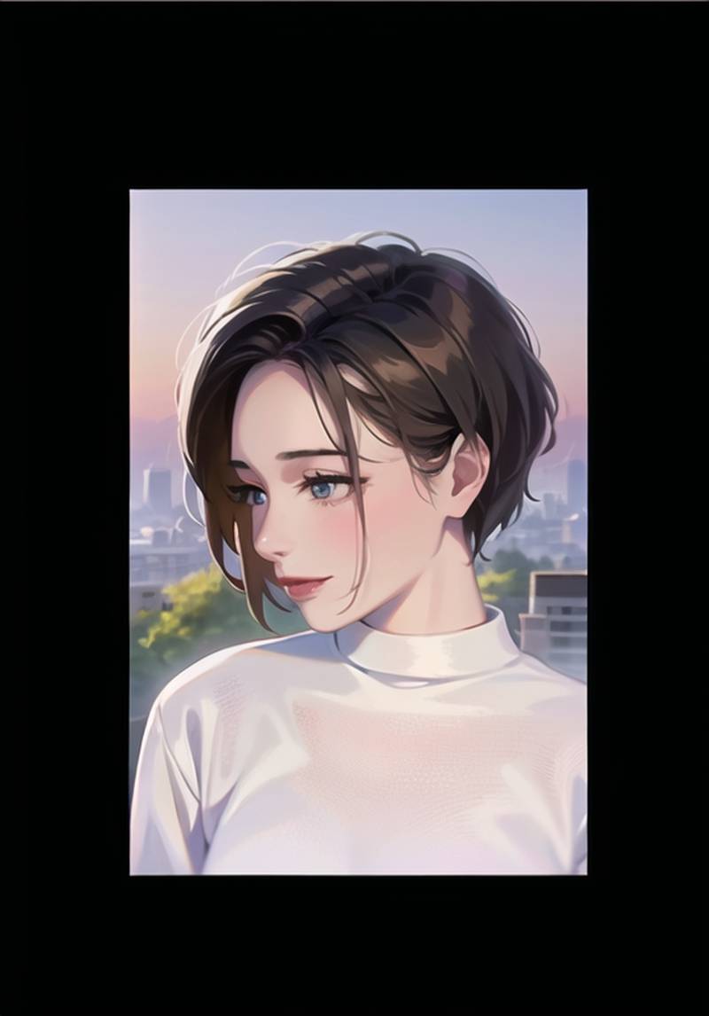 Cute Short Hair Girl By Deathnotegod854 On Deviantart
