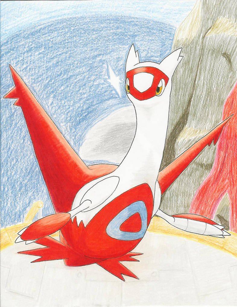 LATIAS used PSYCHIC -color- by JenniTheDragon on DeviantArt