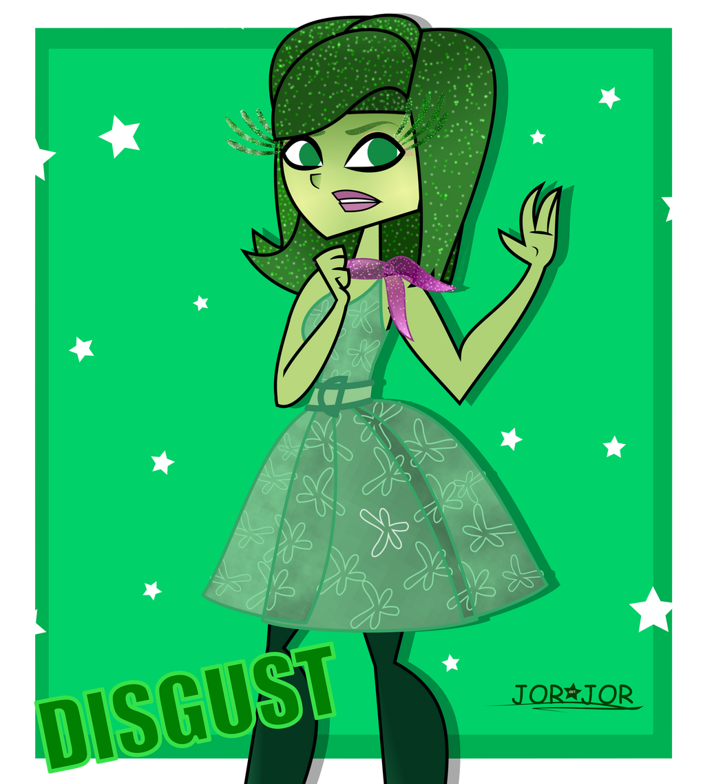 Inside Out Disgust By Jorjor Art On Deviantart