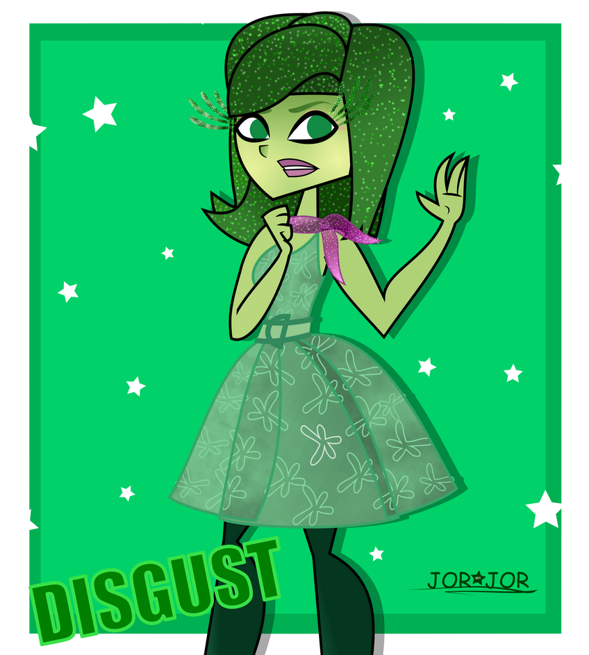 Inside Out Disgust By Jorjor Art On Deviantart