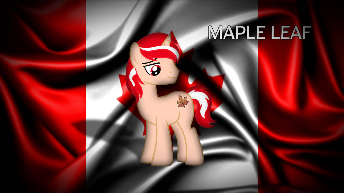 Maple Leaf And Canadas Flag By Goldenheart4 On Deviantart