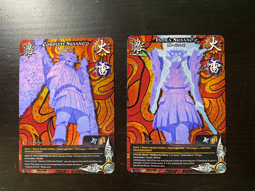 Naruto Ccg Custom Cards Sasukes Susanoo By Songy01 On Deviantart