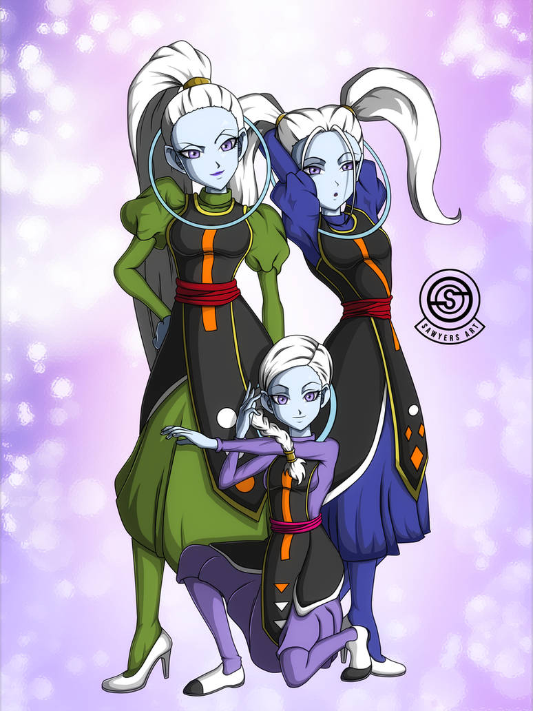 Dragon Ball Super Vados X Kusu X Marcarita By Puyasawyer On Deviantart