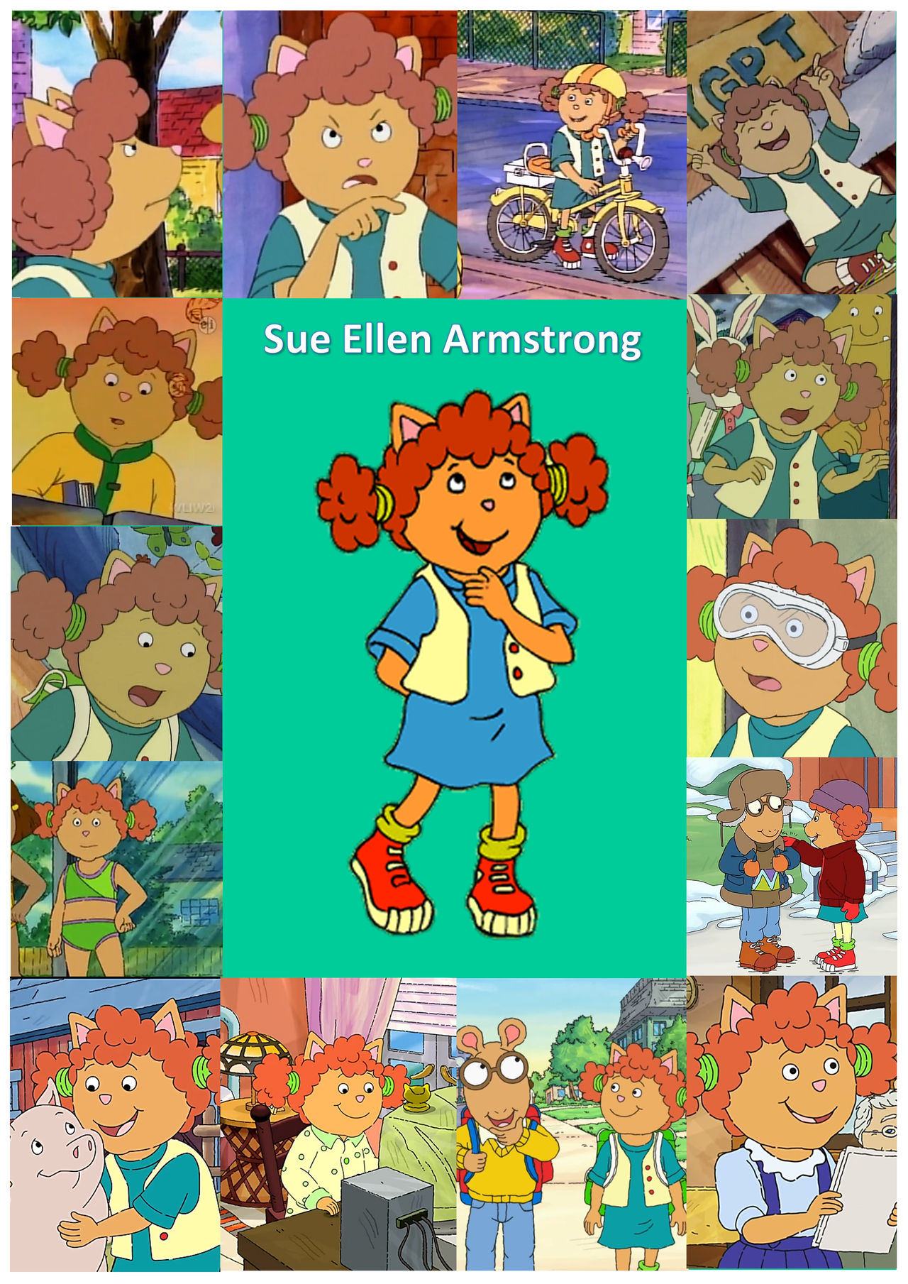 Arthur Characters Sue Ellen Armstrong By Gikesmanners1995 On Deviantart