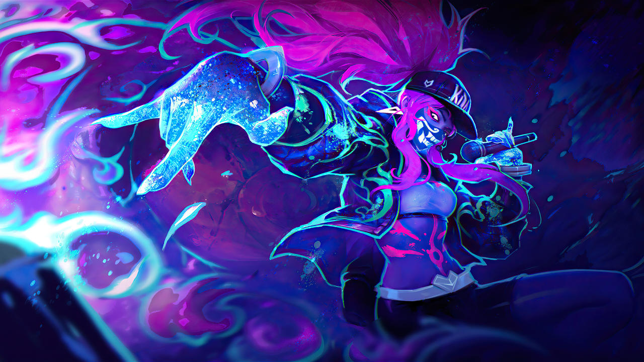 Kda Akali Neon Lol 4k 32293 By Salamy82 On Deviantart