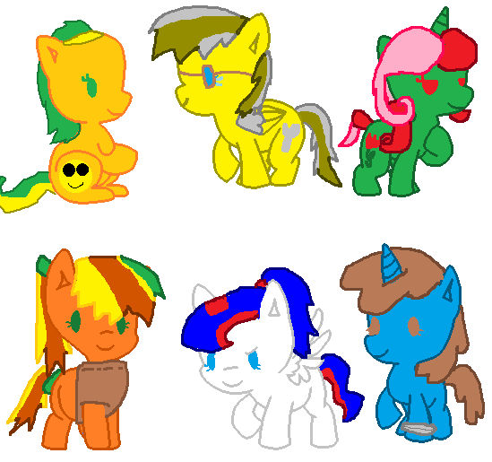 My Mane Six As Chibis by PaintTasticPony on DeviantArt My Mane Six As Chibis by PaintTasticPony on DeviantArt