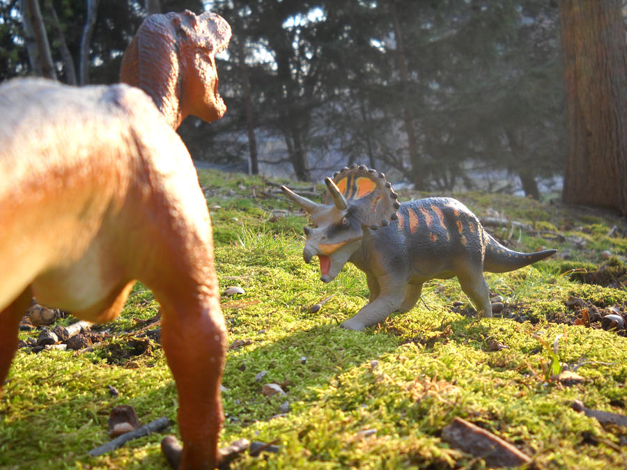 Rex Vs Trike 1 By Crazyasylumclown On Deviantart