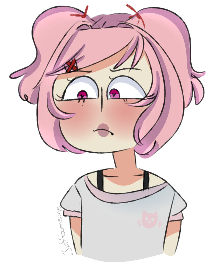 Natsuki Ddlc By Jxstsomeone On Deviantart