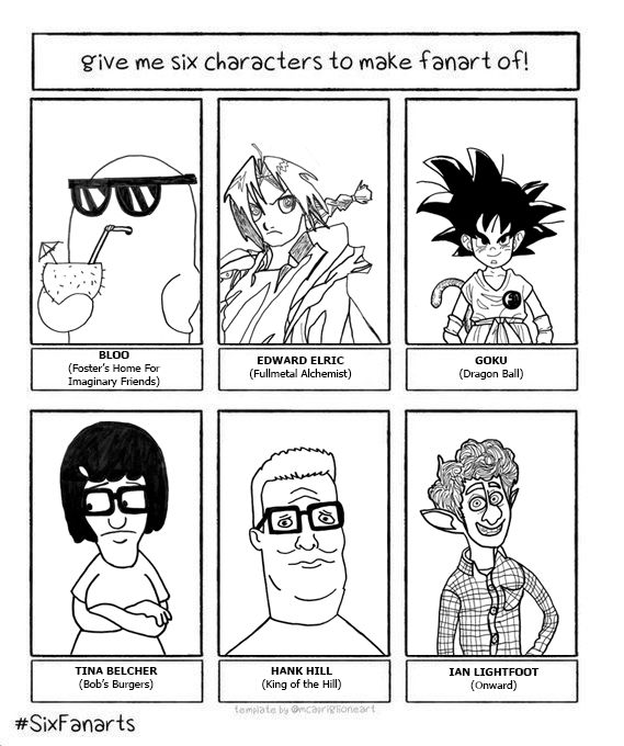 Six Fan Art Challenge By Dcz Samurai Raven95 On Deviantart