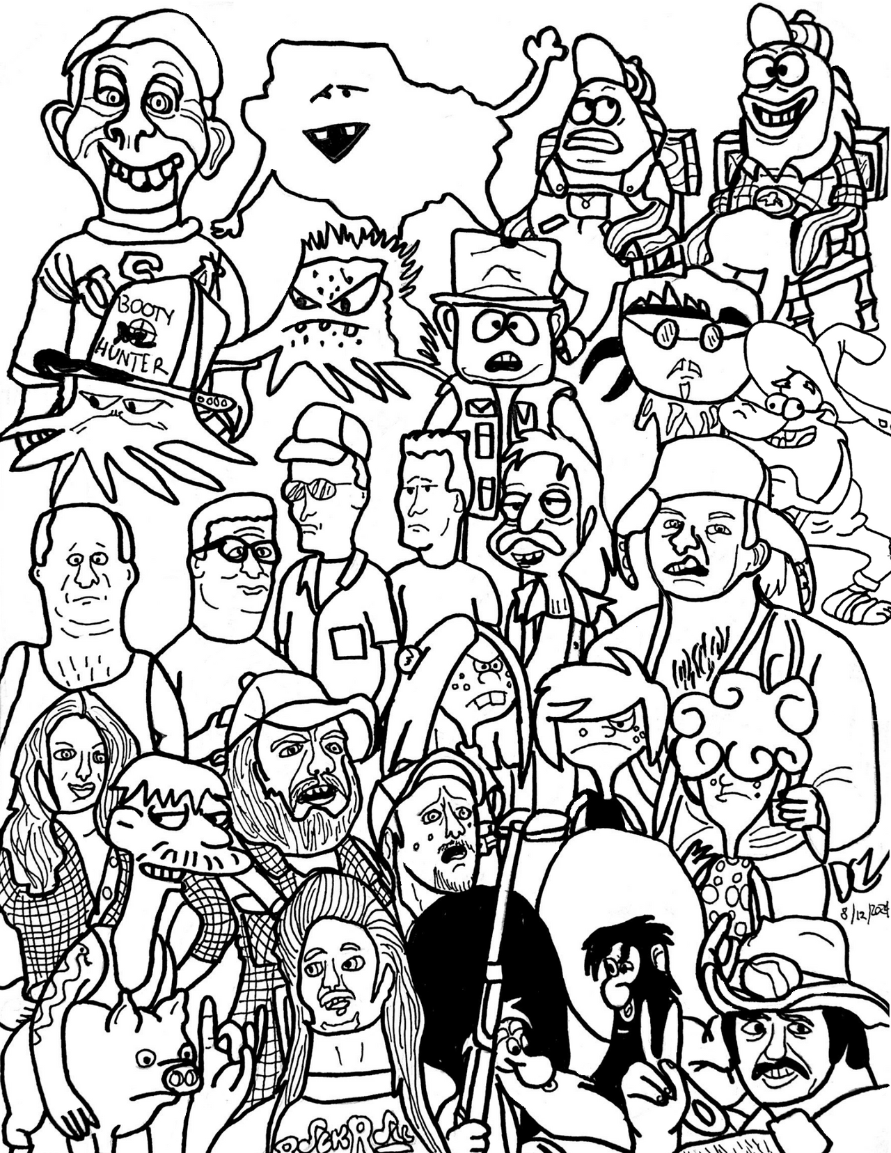 Hillbilly Character Collage By Dcz Samurai Raven95 On Deviantart